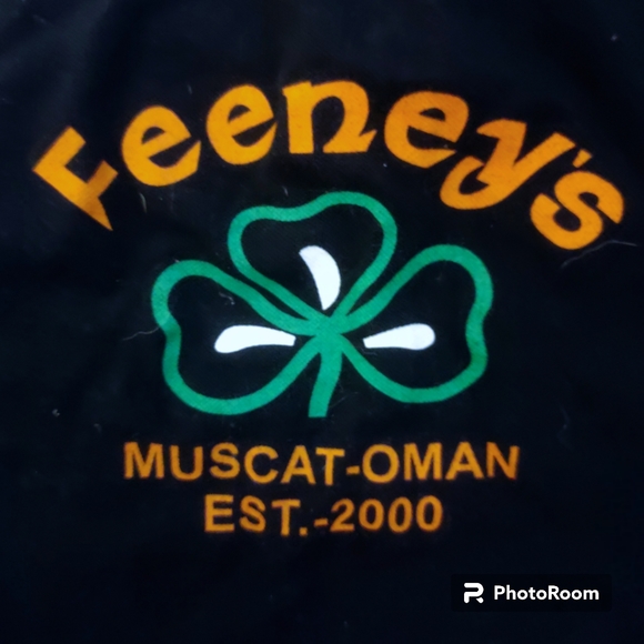 Sandhu | Shirts | Feeneys Irish Restaurant Bar Muscat Oman Unisex Black ...